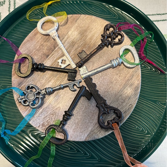 Other | Decorative Keys With Ribbon | Poshmark